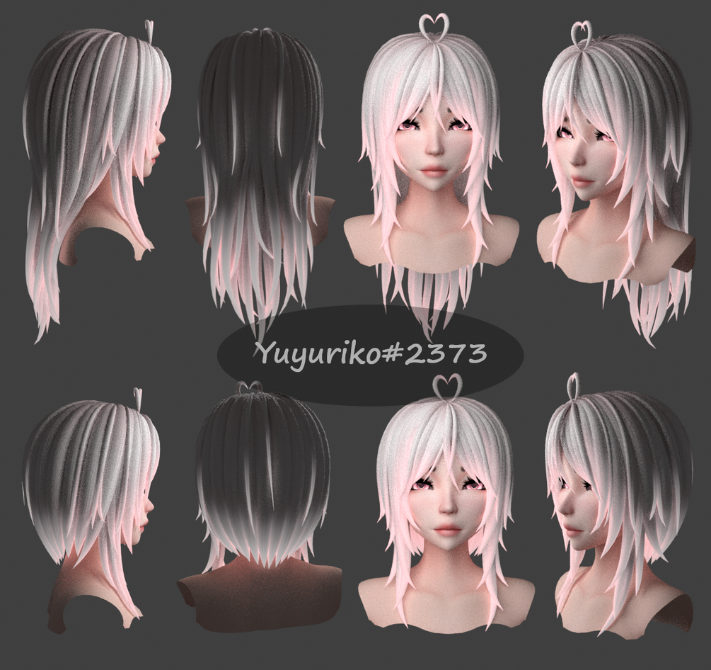 Wolf Cut Hair Pack (Long + Short)
