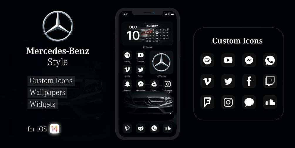 Mercedes Icons Pack