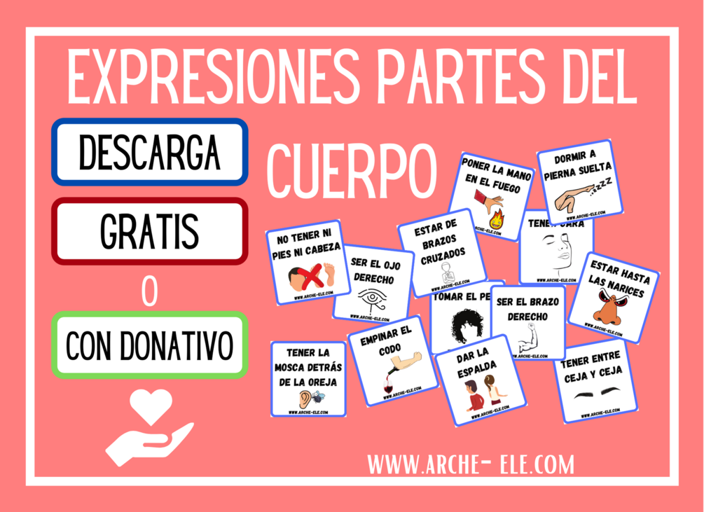 EXPRESIONES CON PARTES DEL CUERPO