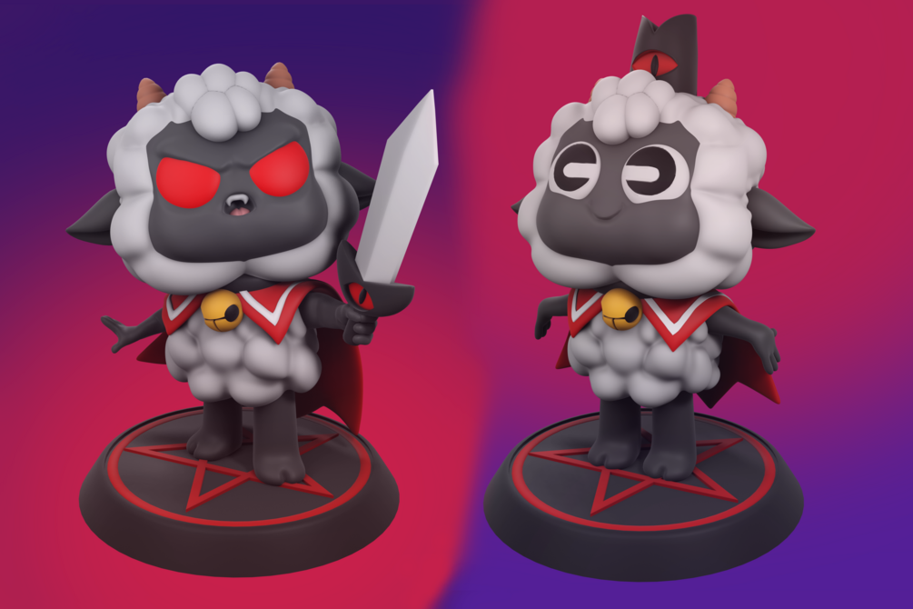 Lambert (Cult of the Lamb) 3d printable!