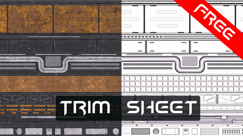 FREE Trim sheet sci fi by Brunya