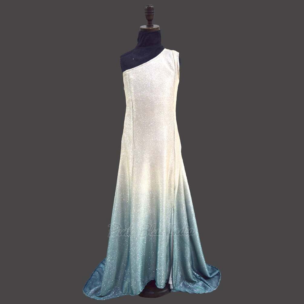 Fish Cut Party Gown By Brand PinkBlueIndia