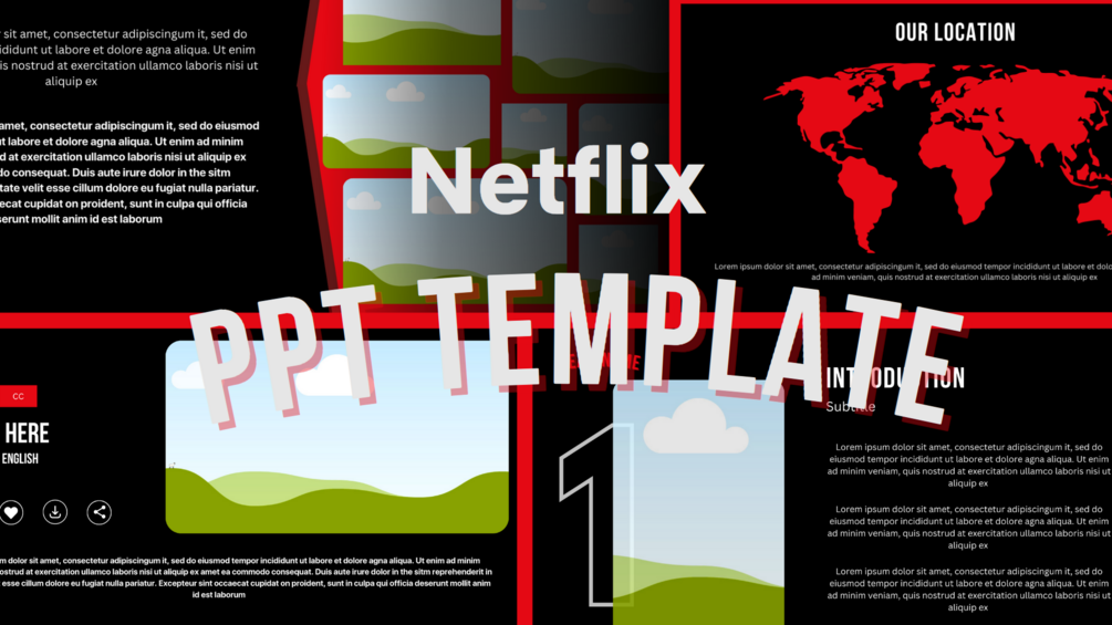Netflix Based PowerPoint Template
