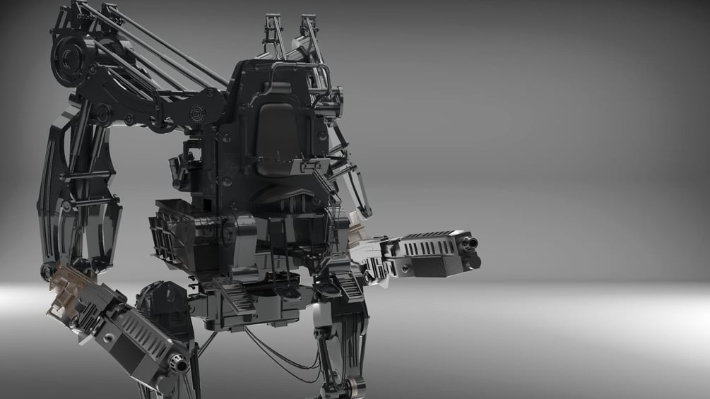 Matrix APU Armoured Personnel Unit Robot Walker Exosuit Video Tutorial ...