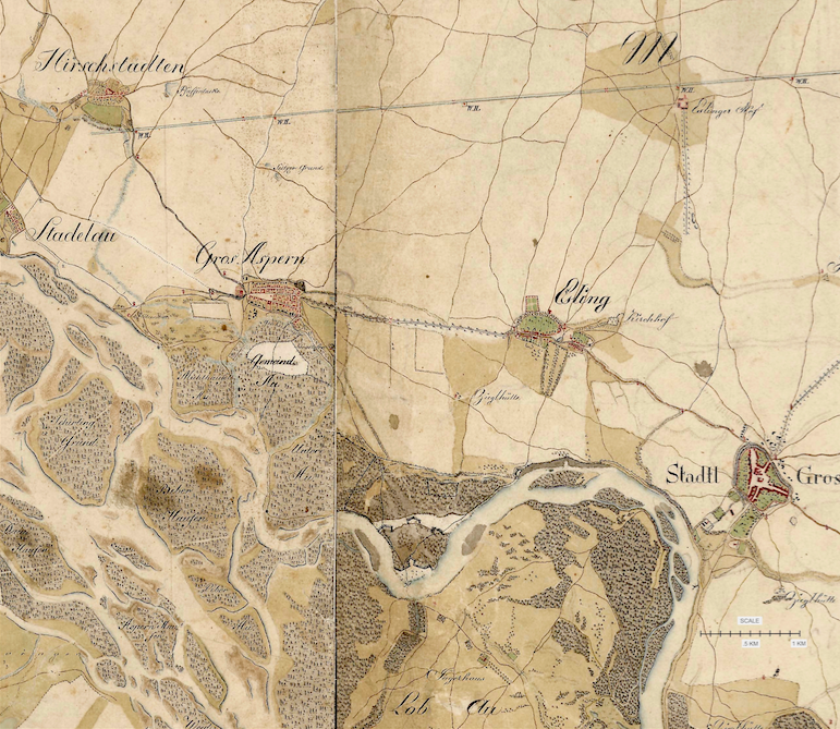 Aspern-Essling 1809 Battle Map