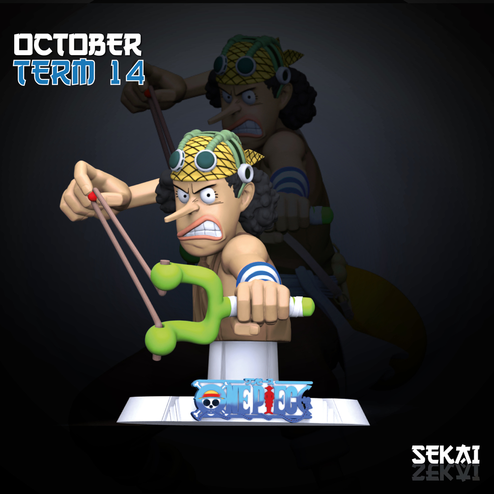 Usopp Bust - Sekai 3D Models - Tested and Ready for 3D printing