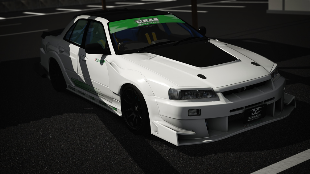 [AC Mods] Nissan Skyline Sedan (ER34) - 2014 Redbull Drift Shifters ...