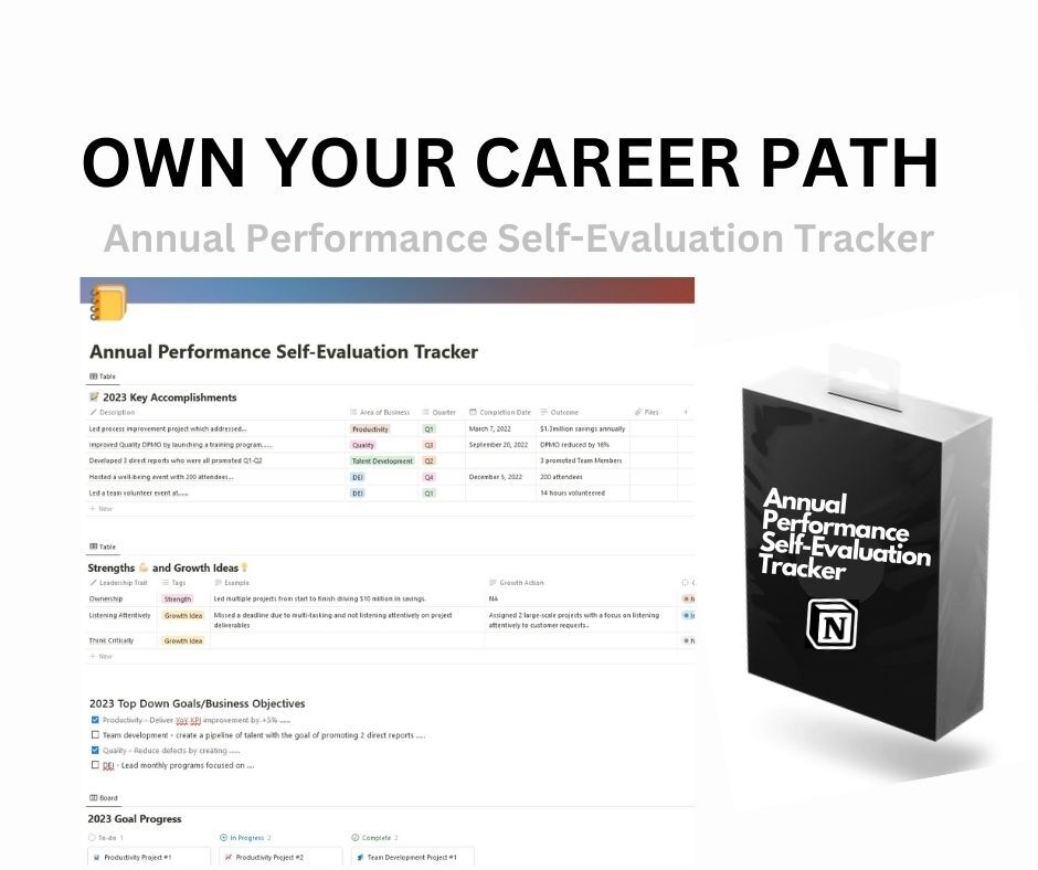 Annual Performance Self-Tracker