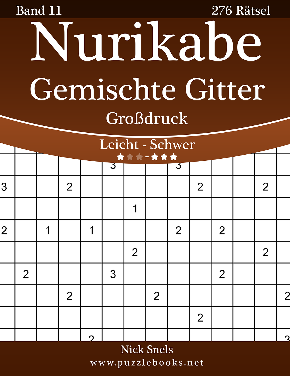 Nurikabe Gemischte Gitter Großdruck - Leicht bis Schwer - Band 11 - 276 ...
