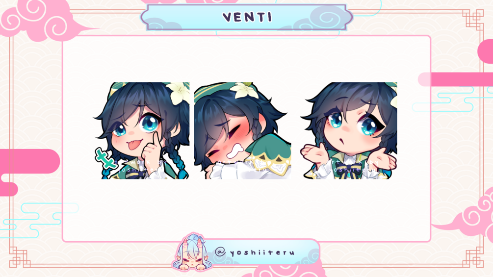 Venti (Genshin Impact) Emotes