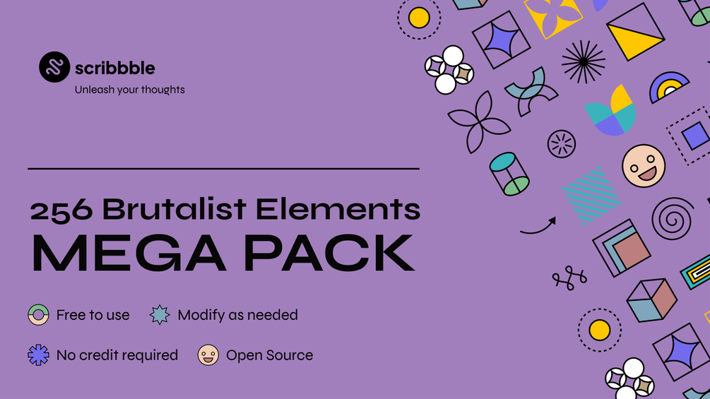 256 Brutalist Element Mega Pack