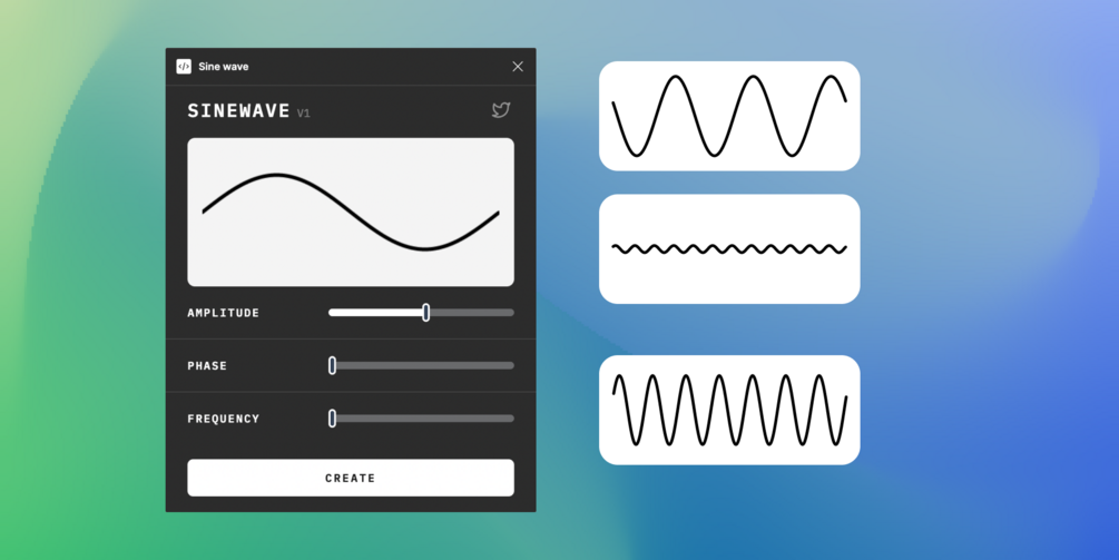 Sine Wave Figma Plugin