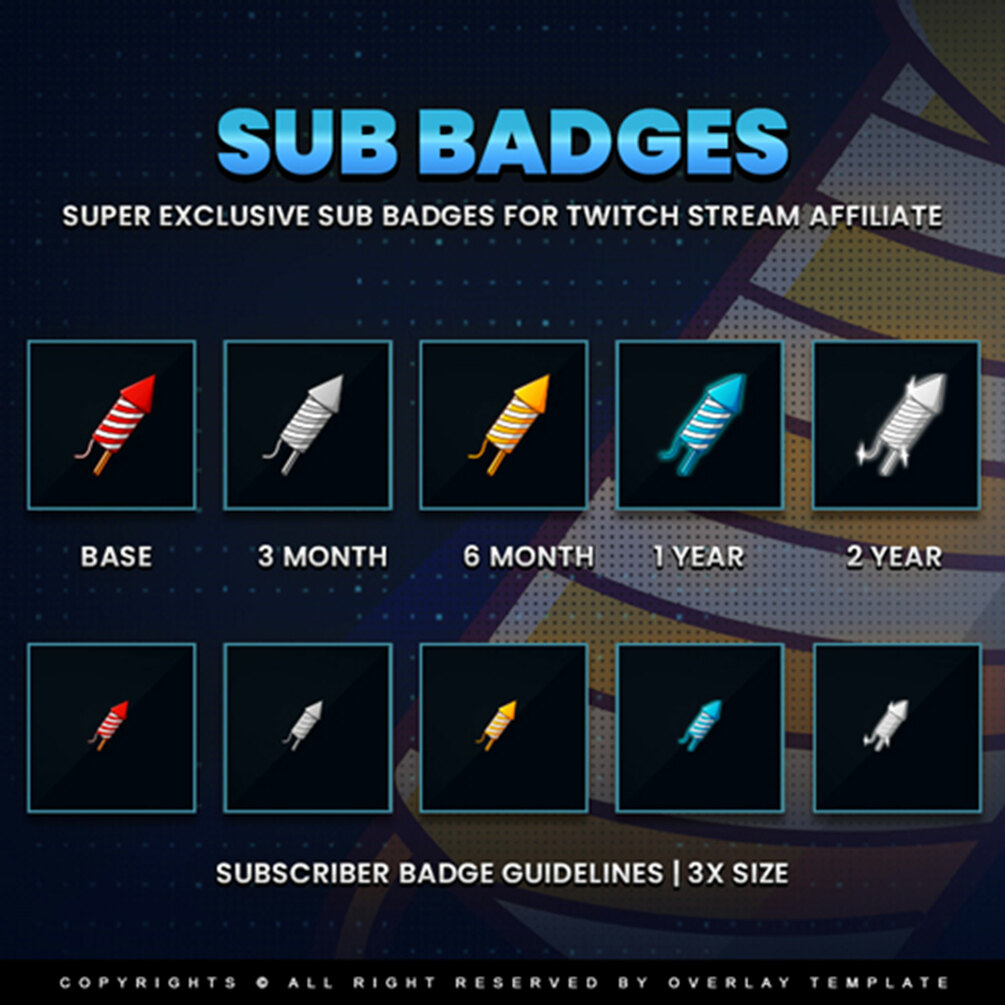 Fireworks – Sub Badges