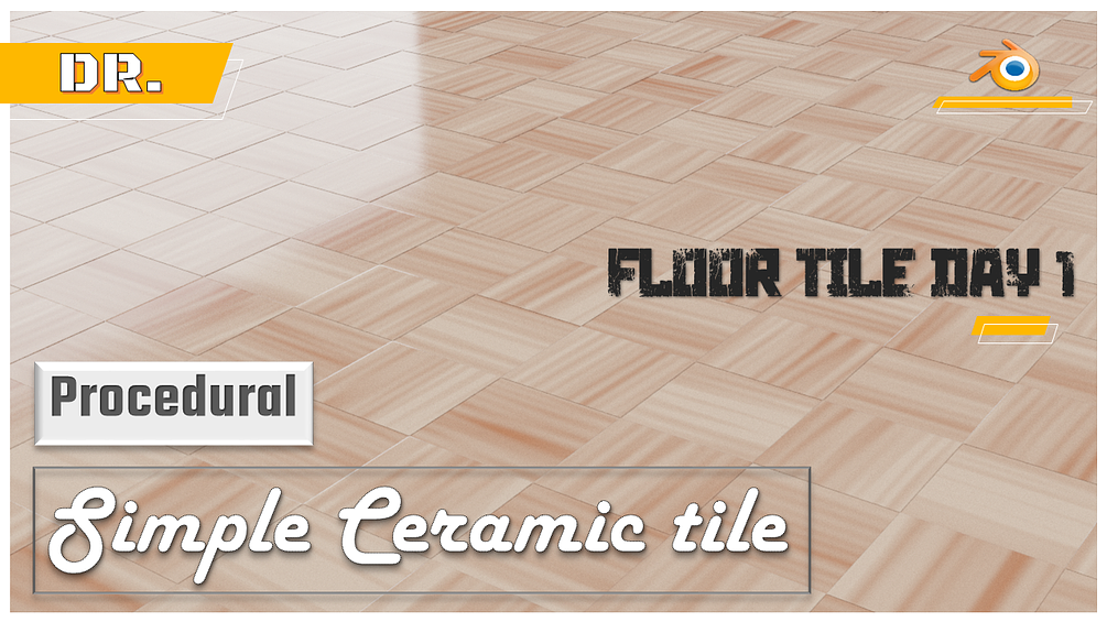Ceramic Floor Tile Texture Blender 2.83