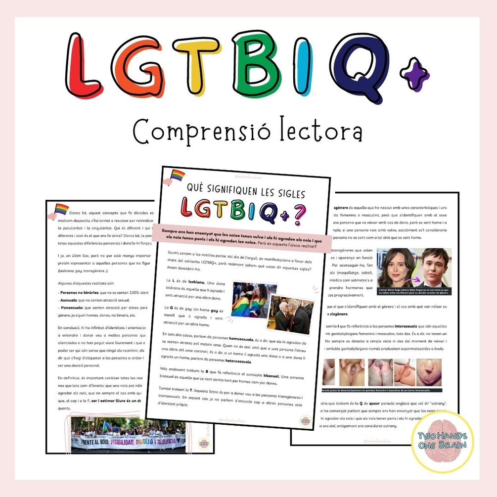 Què signifiquen les sigles LGTBIQ+?