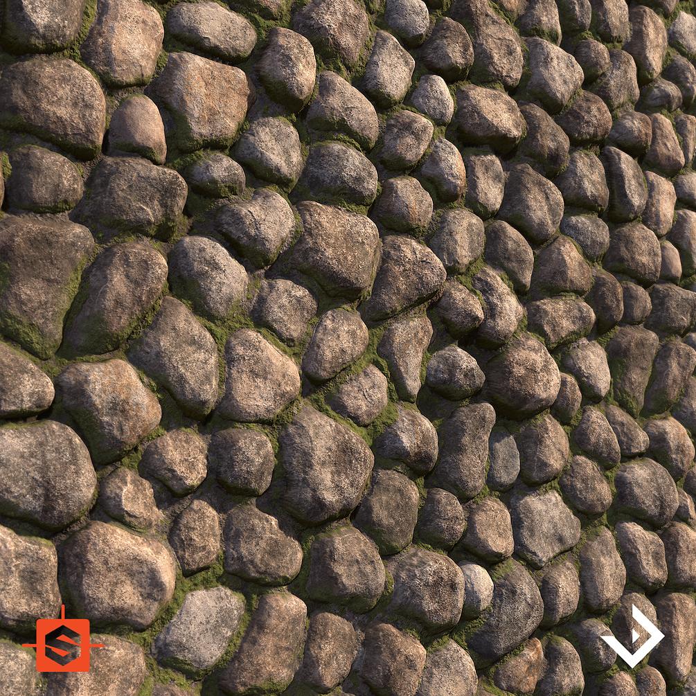Cobblestone Wall | Substance Material