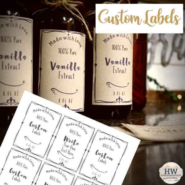 Printable Custom Labels