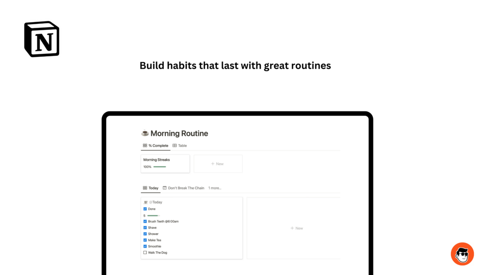 Routine Builder for Notion