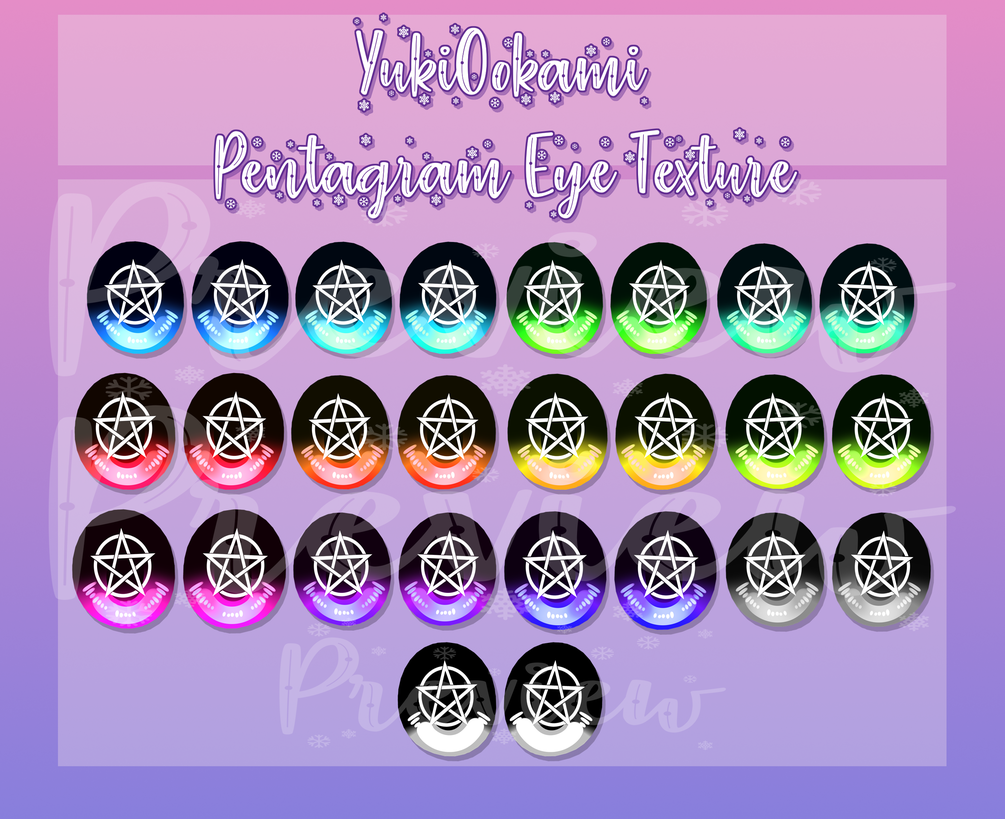 Pentagram Eye Texture