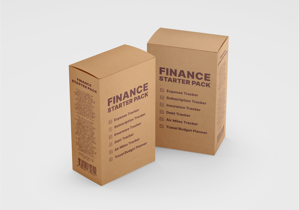Finance Starter Pack (Bundle: 6 Templates)