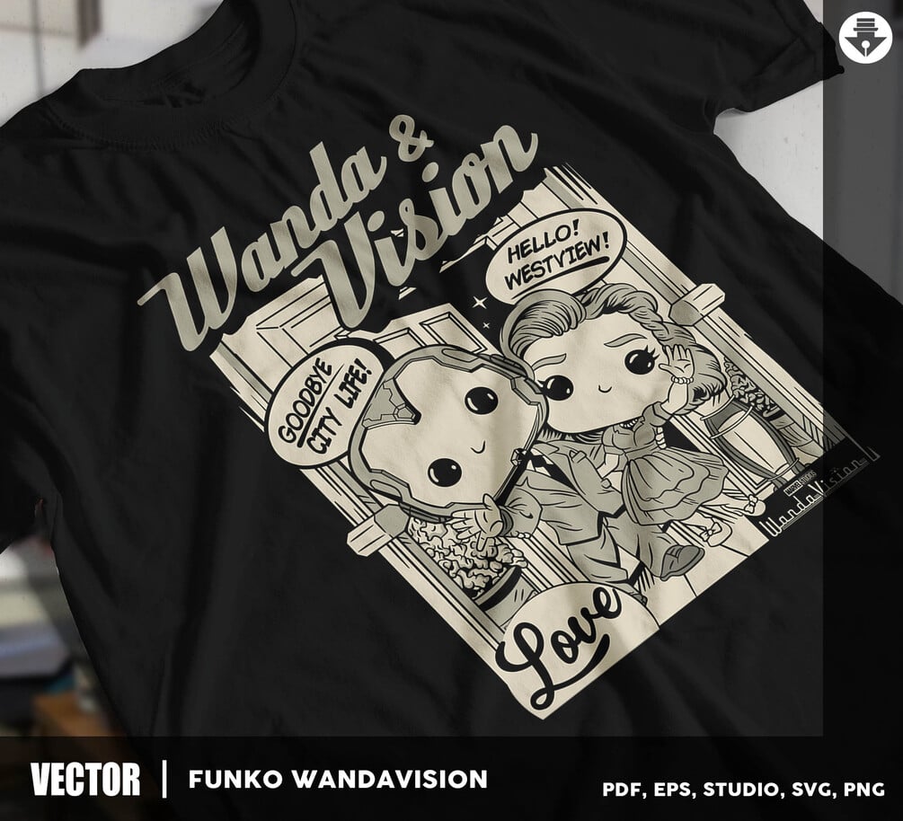 Vector Funko Wanda Vision