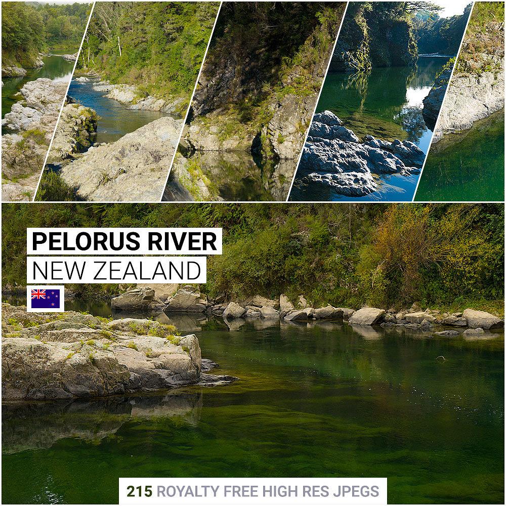 Pelorus River | Matte Painting / reference / photobash pack