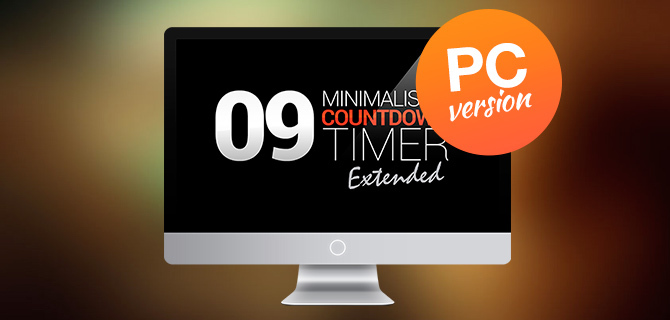 Minimalistic Timer Extended - for PC