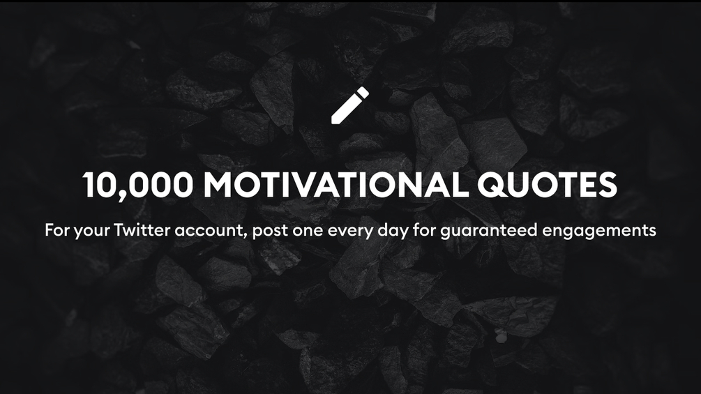 10,000 Motivational Quotes Spreadsheet
