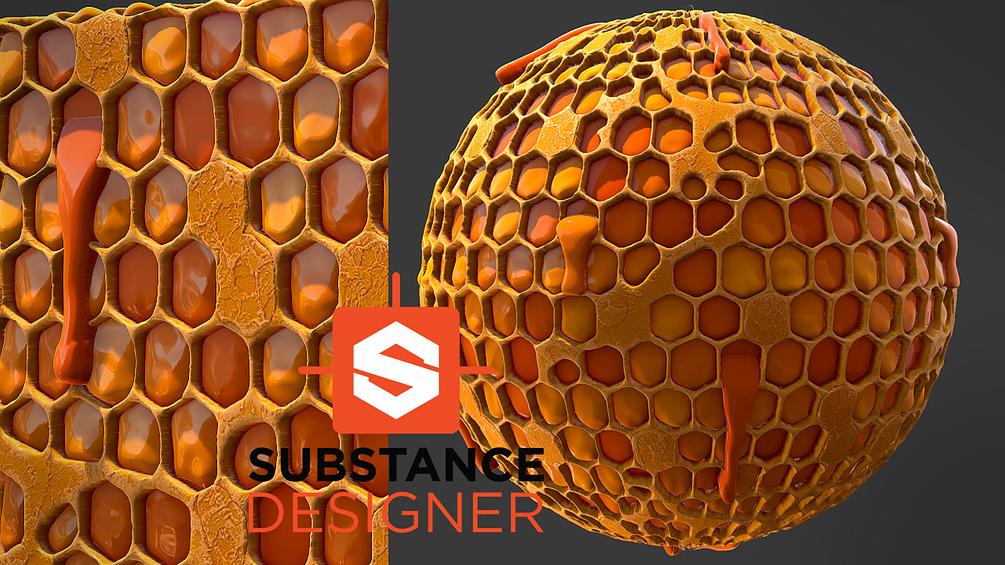 Stylized Honey Material - Substance Designer