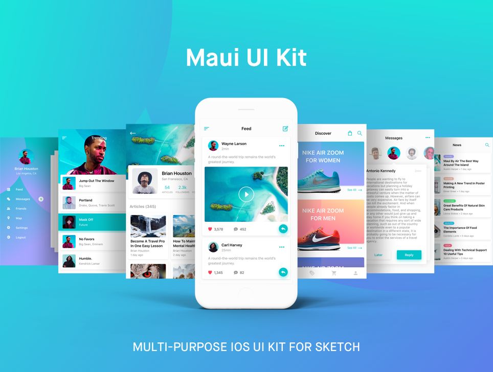 Maui iOS UI Kit