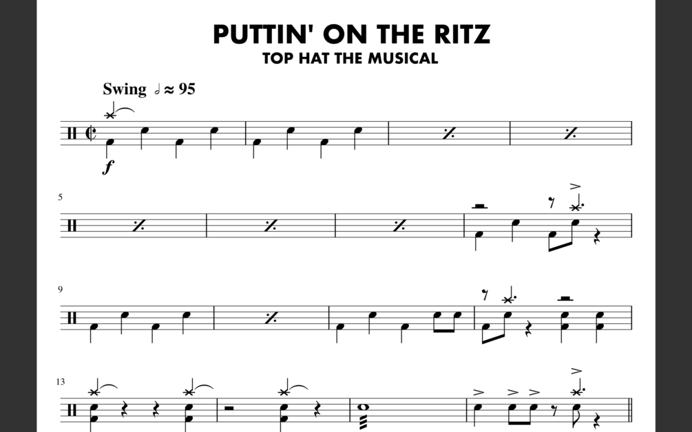 Puttin' On The Ritz - from Top Hat