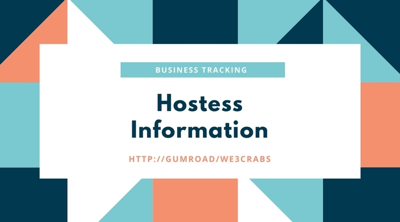 Hostess Information Sheet