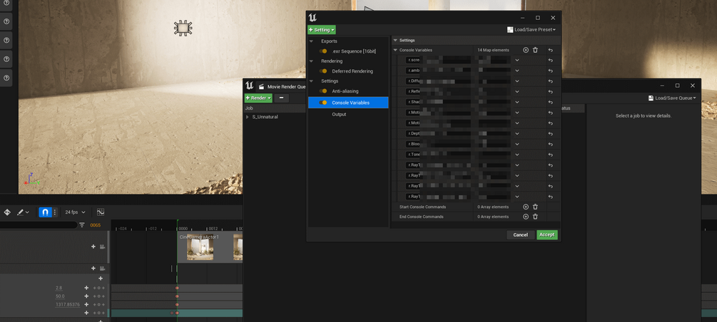 Movie Render Queue Presets - Unreal Engine
