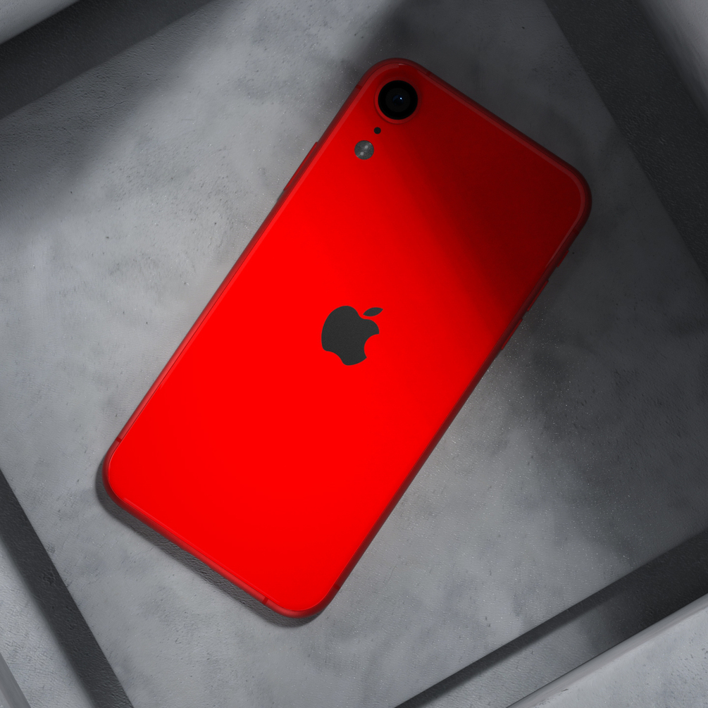 iPHONE SE3 RED - 3D ANIMATION ASSETS