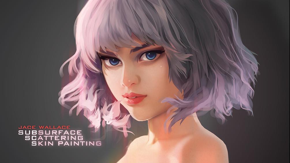 Subsurface Scattering Skin Painting Video + PSD + Brushes + more!