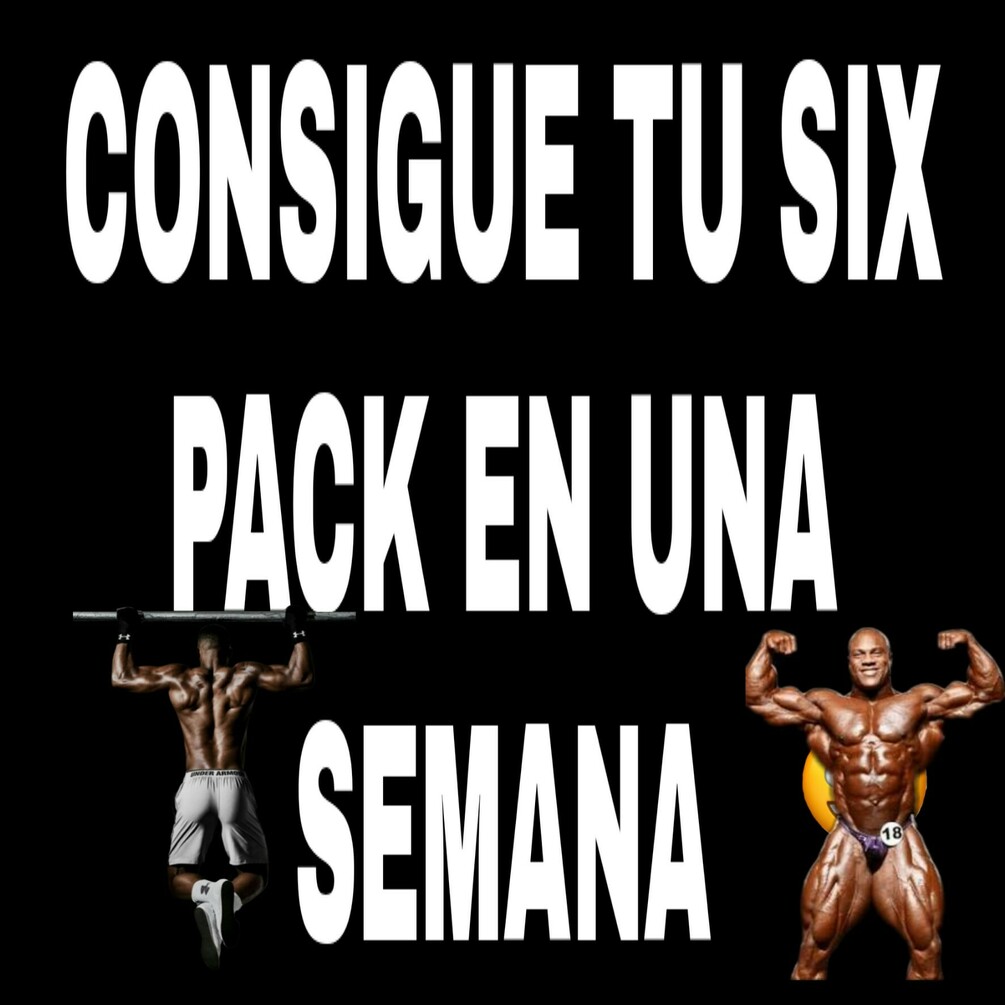 Guia para obtener el six pack en 1 semana