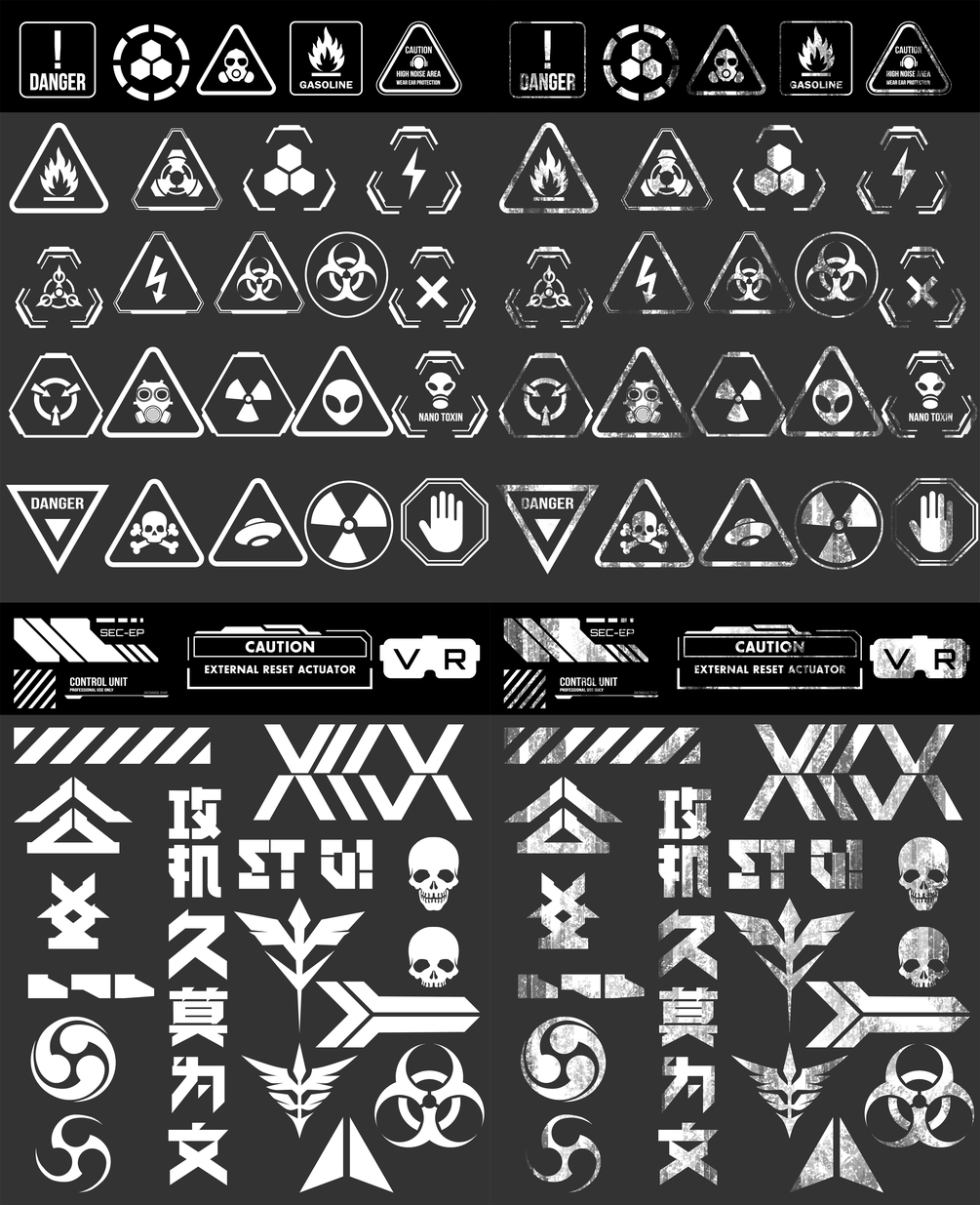 cyberpunk decals