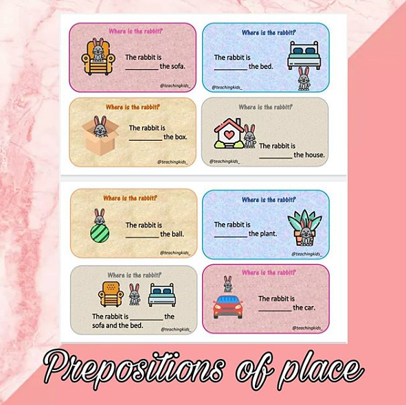 Prepositions of place