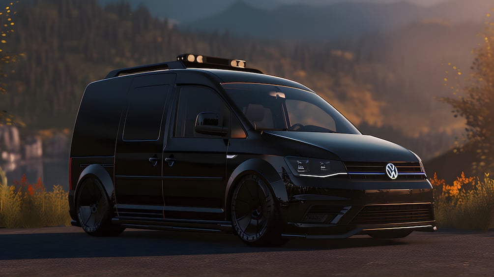VW Caddy Campervan (render)