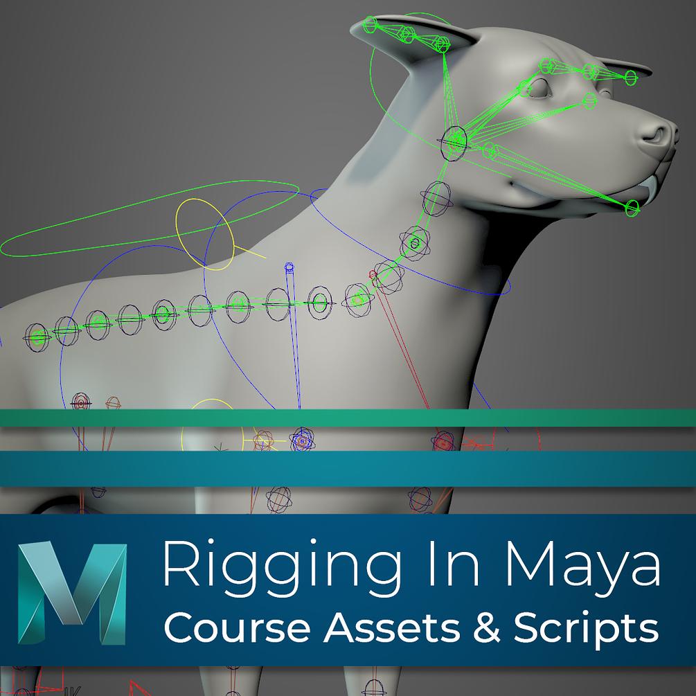 Rigging In Maya: Quadruped - Full Assets & Scripts