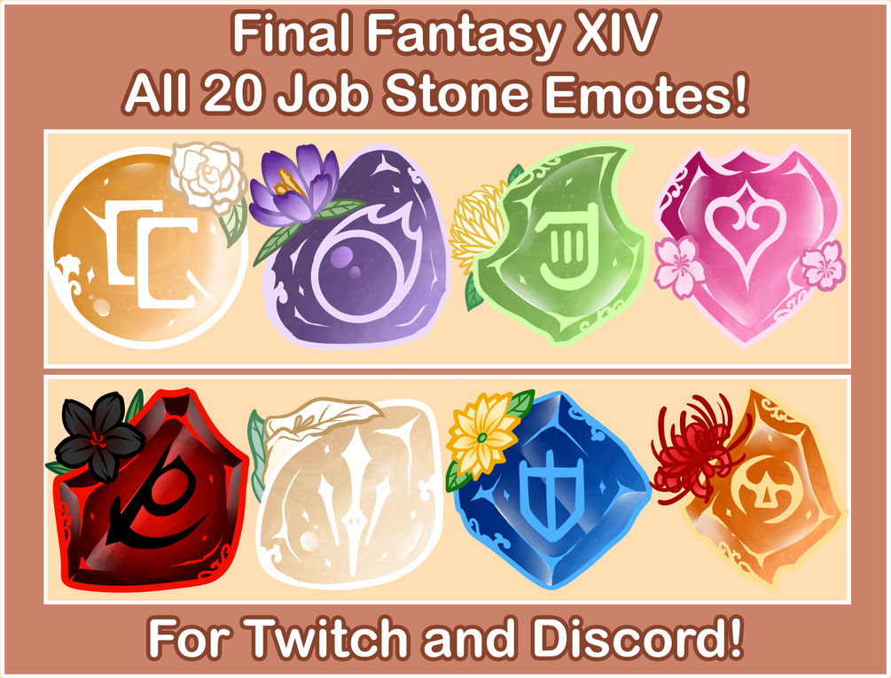 FFXIV All 20 Soul Stone Emotes!
