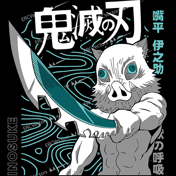 SVG Inosuke Vector, PDF , PNG, SVG , AI