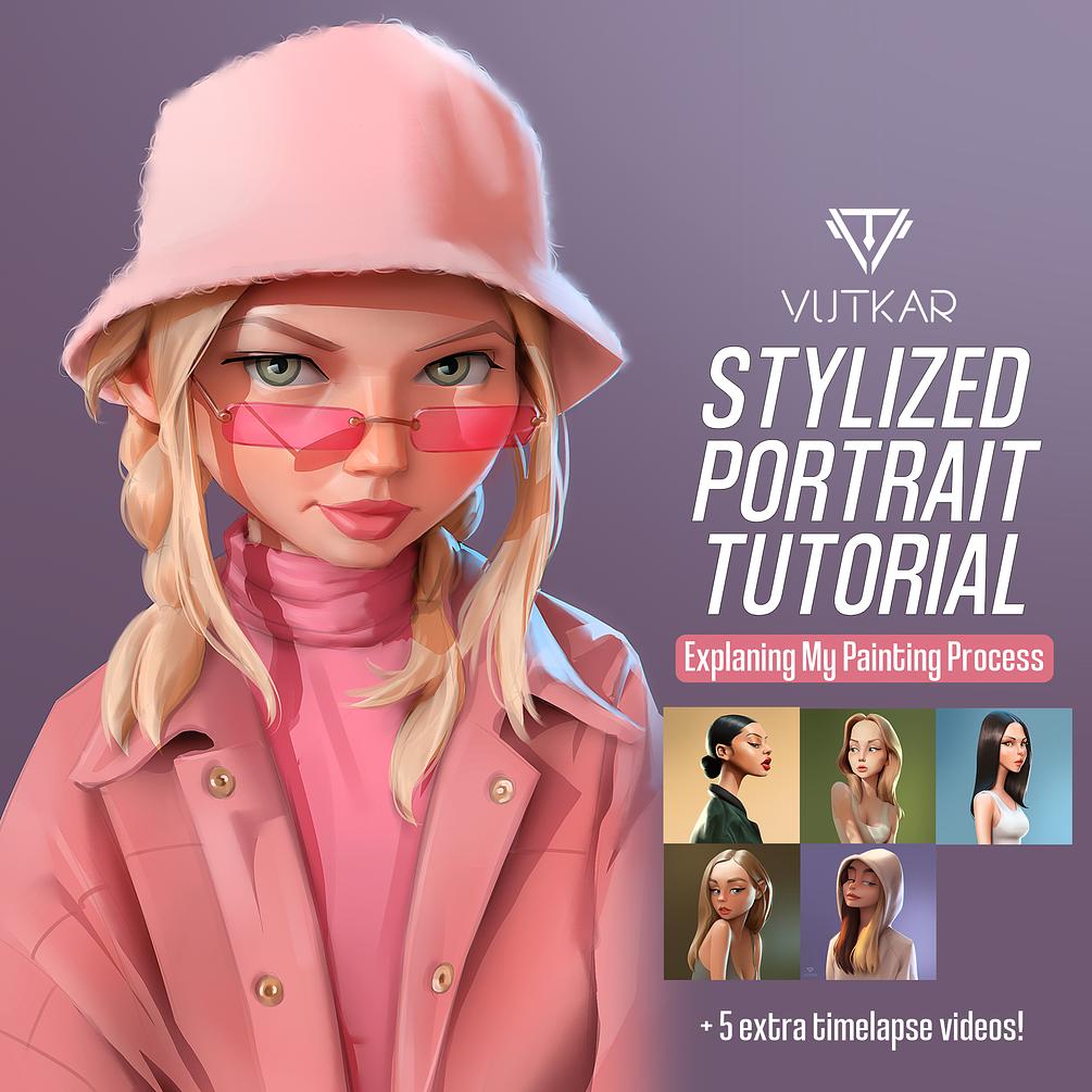 Stylized Portrait Tutorial: Explaining My Painting Process