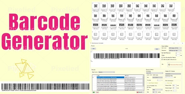 Bulk Barcode Generator + code source