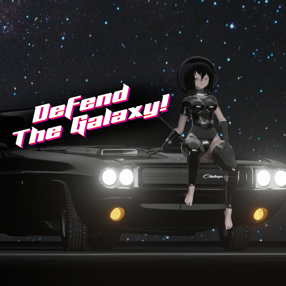 [VRC] Invader 80s Space Suit! Scratch asset, Rigged, substance textures ...