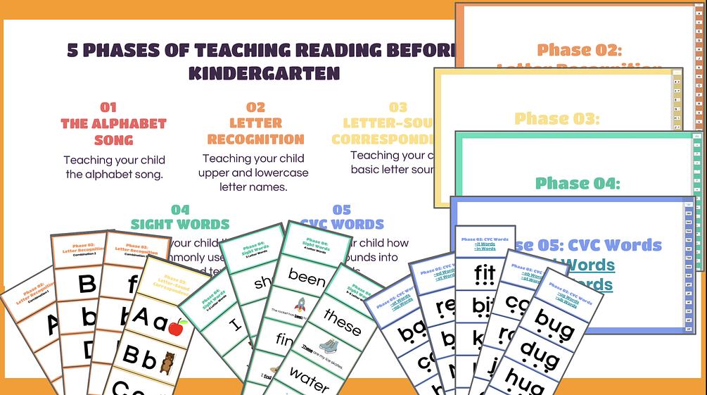 The 5 Phases of Teaching Reading Before Kindergarten