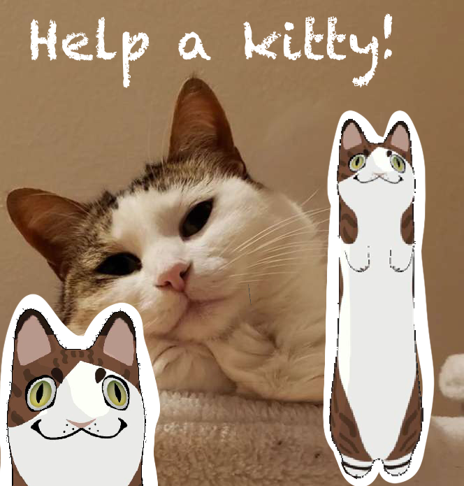 Long Kitty Plush//VRChat