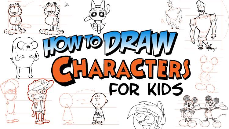 How To Draw CHARACTERS for Kids