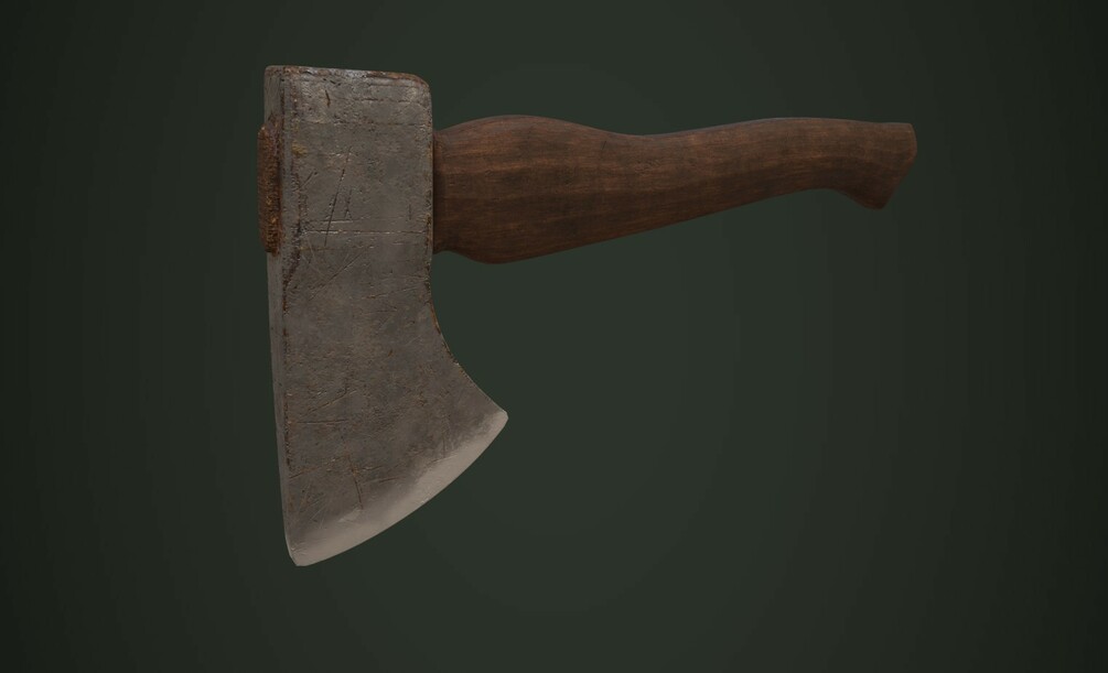 Old rusted Axe