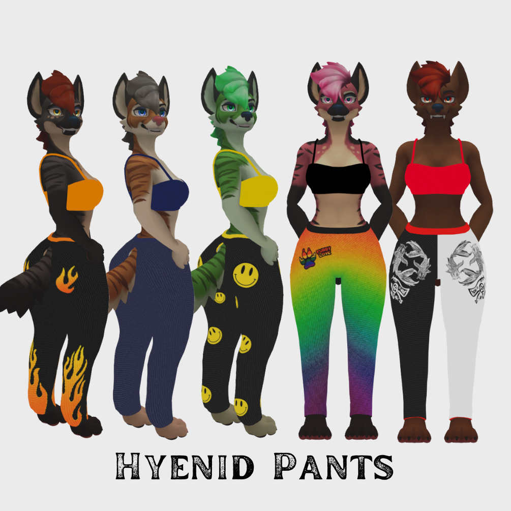 Hyenid Pants (Avatar Accessory) (VRChat/Neos)